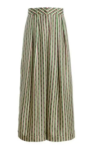 Françoise Mila Silk Pants - Stripe