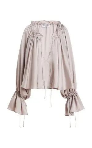 Françoise Jade Blouse - Grey