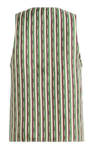Françoise Poppy Silk Tank