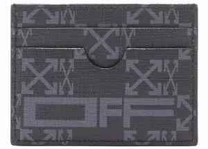 Off-White Card Case Monogram Simple - Black/dark Grey