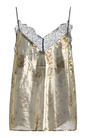 Françoise Layla Silk-lurex Camisole
