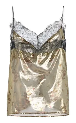 Françoise Layla Silk-lurex Camisole