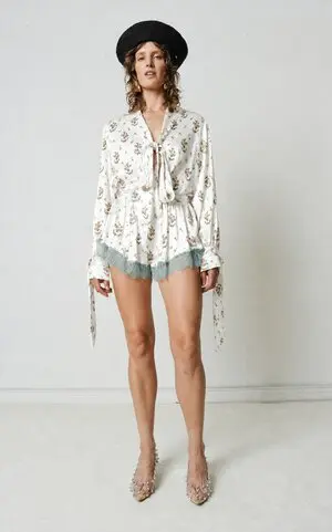 Françoise Petra Silk Blouse - White