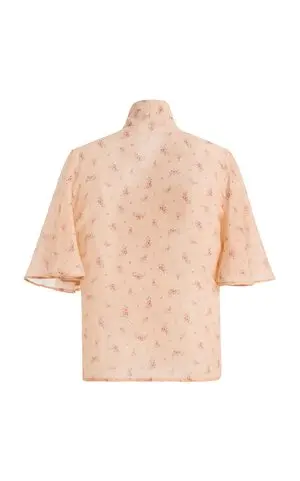 Françoise Alessa Cotton-silk Blouse