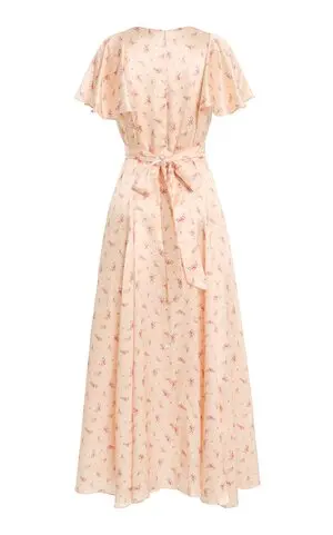 Françoise Amenis Silk Maxi Dress
