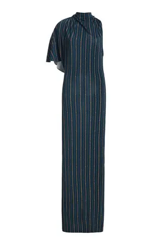 Françoise Karlie Knit Maxi Dress - Blue