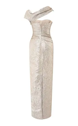 MARMAR HALIM Asymmetric Maxi Dress
