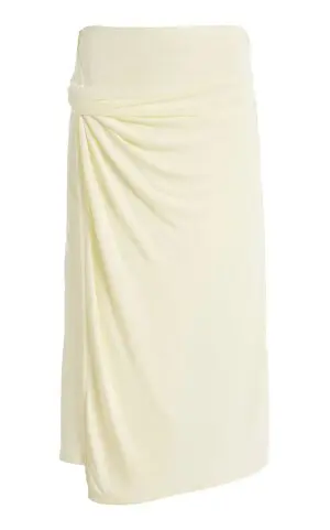 Françoise Amari Midi Skirt - Yellow