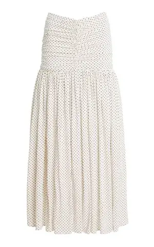 Françoise Nora Midi Skirt - Black/white