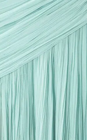 MARMAR HALIM Asymmetric Chiffon Maxi Dress