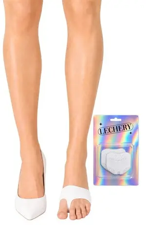 LECHERY® 2-pack Anti-slip Forefoot Protective Pads - White