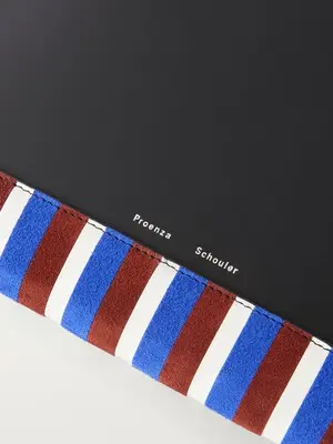 Proenza Schouler Suede And Leather Pouch - Multi