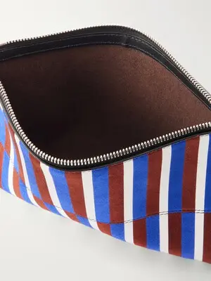 Proenza Schouler Suede And Leather Pouch - Multi
