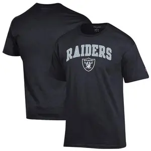 Champion Las Vegas Raiders Arch Over Logo T-shirt - Black
