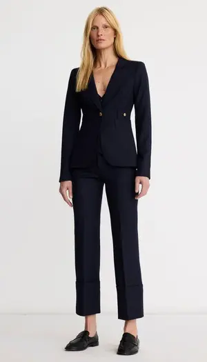 Smythe Full Back Duchess Blazer - Deep Navy