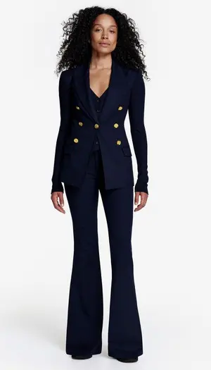 Smythe Bootcut Pant - Deep Navy