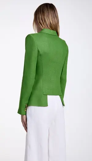 Smythe Linen Classic Duchess Blazer - Grass Linen
