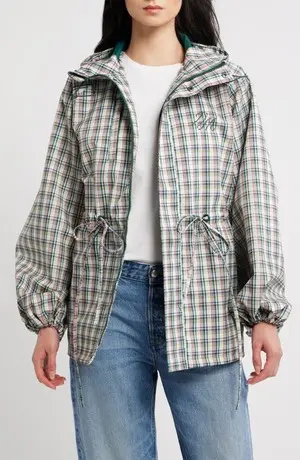 DAMSON MADDER Liu Check Raincoat - Multi