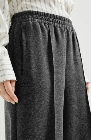 Brunello Cucinelli Techno Cotton And Cashmere Interlock Track Trousers