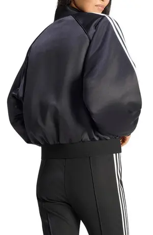 ADIDAS ORIGINALS Sst Satin Bomber Jacket With Three Stripes