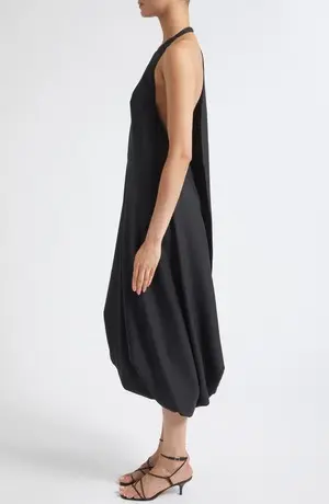 RÓHE Twisted Cape Dress