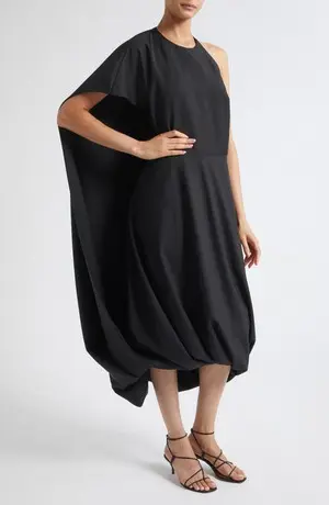 RÓHE Twisted Cape Dress