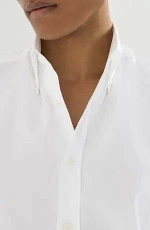 Brunello Cucinelli Twill Shirt With Button-down Collar
