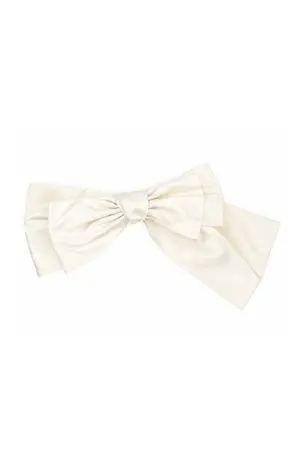 BINATA MILLINERY Mayumi Oversized Silk Bow Comb