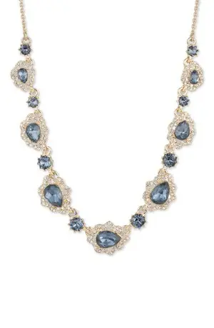 Marchesa Crystal Frontal Collar Necklace