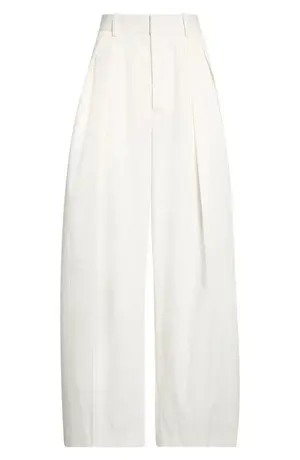 KALLMEYER Joel Pleated Trousers - Ivory