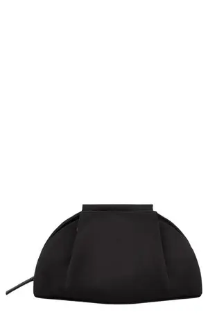 Vince Ava Satin Clutch - Black