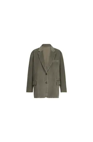Brunello Cucinelli Cotton Corduroy Blazer With Monili