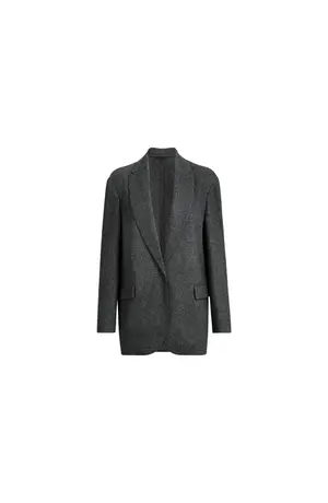 Brunello Cucinelli Cashmere Jersey Blazer With Monili
