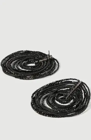 Brunello Cucinelli Hematite And Sterling Silver Dangle Earrings