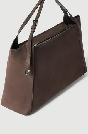 Brunello Cucinelli Shopper Bag In Suede