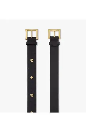 Mcm Pina Studded Leather Belt