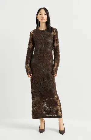 Brunello Cucinelli Crewneck Evening Dresses