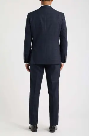 JACK VICTOR Esprit Tonal Plaid Wool Suit
