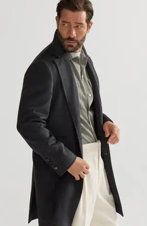 Brunello Cucinelli Lightweight Virgin Wool Cloth Coat