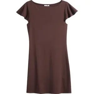 REFORMATION Jensen Knit Dress - Mole