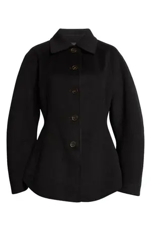 RÓHE Double Faced Wool & Cashmere Sculptural Jacket