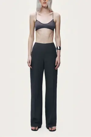 NOCTURNE Wide Leg Fluid Pants