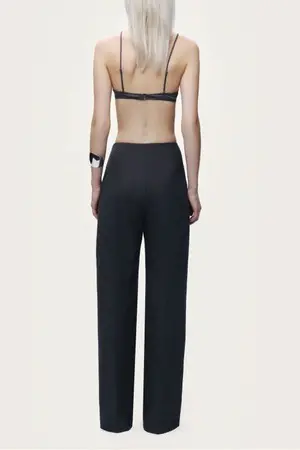 NOCTURNE Wide Leg Fluid Pants