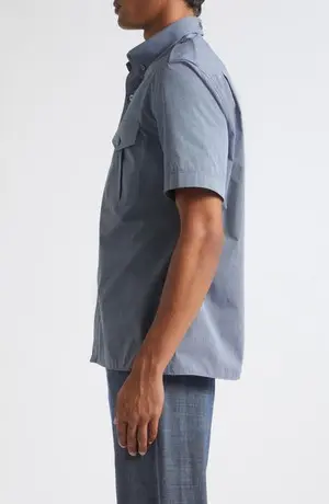 MAISON MARGIELA Foldable Short Sleeve Button-down Shirt