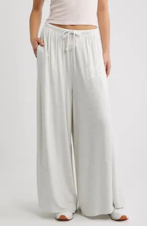 BOYS LIE Pinky Promise Leah Wide Leg Lounge Pants - Grey