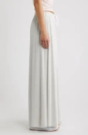BOYS LIE Leah Wide Leg Lounge Pants With Graphic Detail
