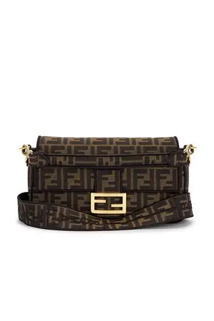 FWRD RENEW Fendi Ff 1974 Baguette Zucca Wss - Brown