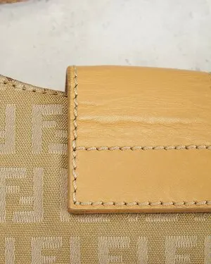 FWRD RENEW Fendi Zucchino Hobo Bag - Neutral