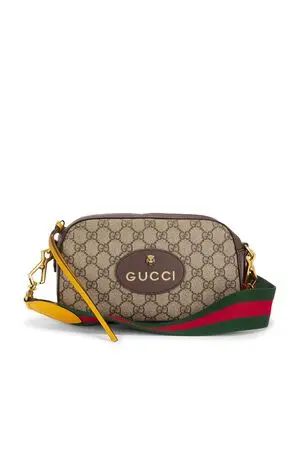 FWRD RENEW Gucci Neo Vintage Messenger Bag - Beige
