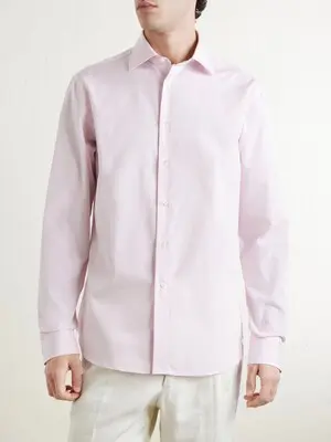 Canali Cotton-poplin Shirt